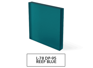 L-078 Reef Blue Blur Acrylic - E&T Plastics.
